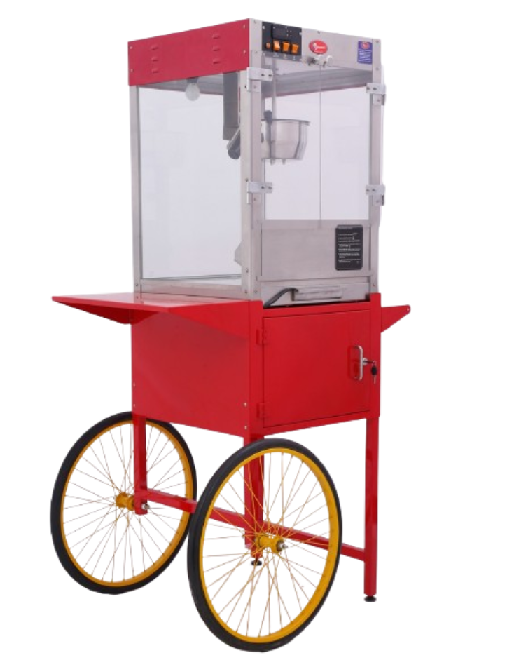 8oz. Popper counter model with cart - Banaco Overseas