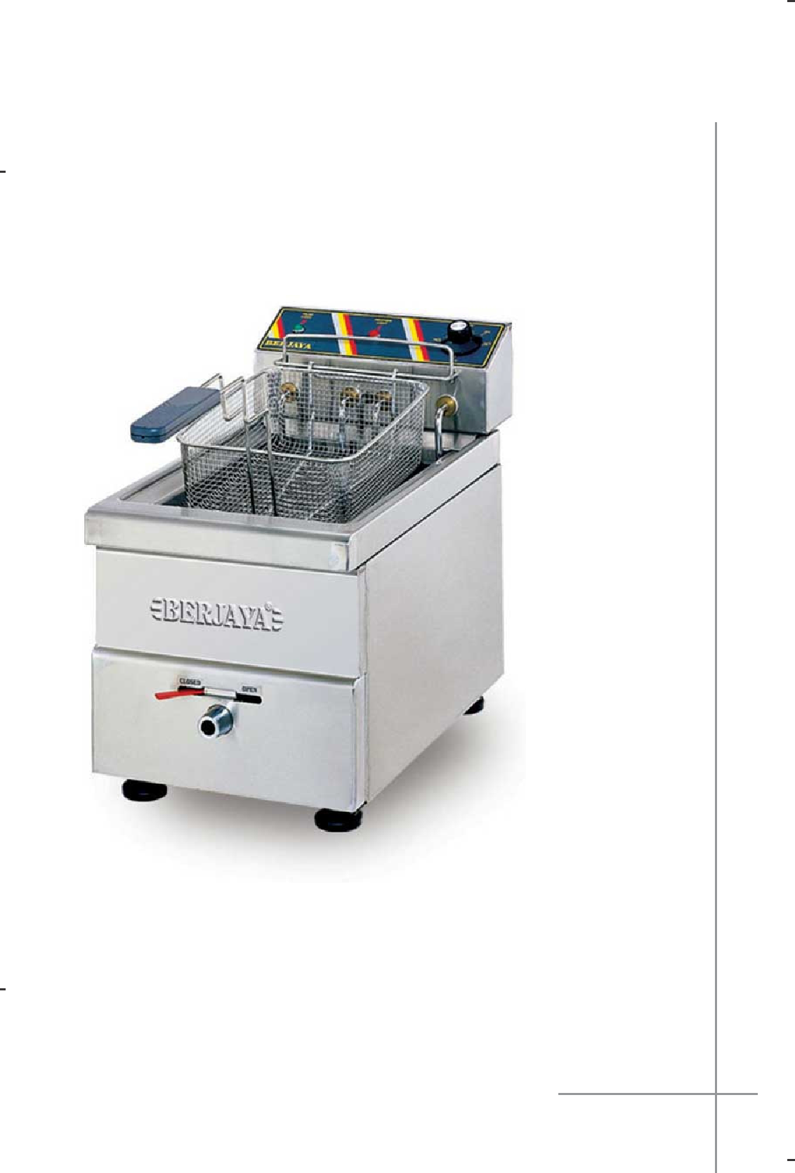 Single Tank Deep Fat Fryer Heavy Duty - Banaco Overseas